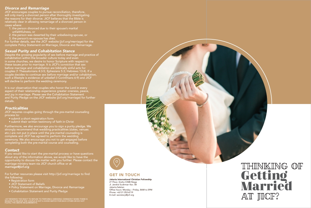 Marriage Brochure – JICF